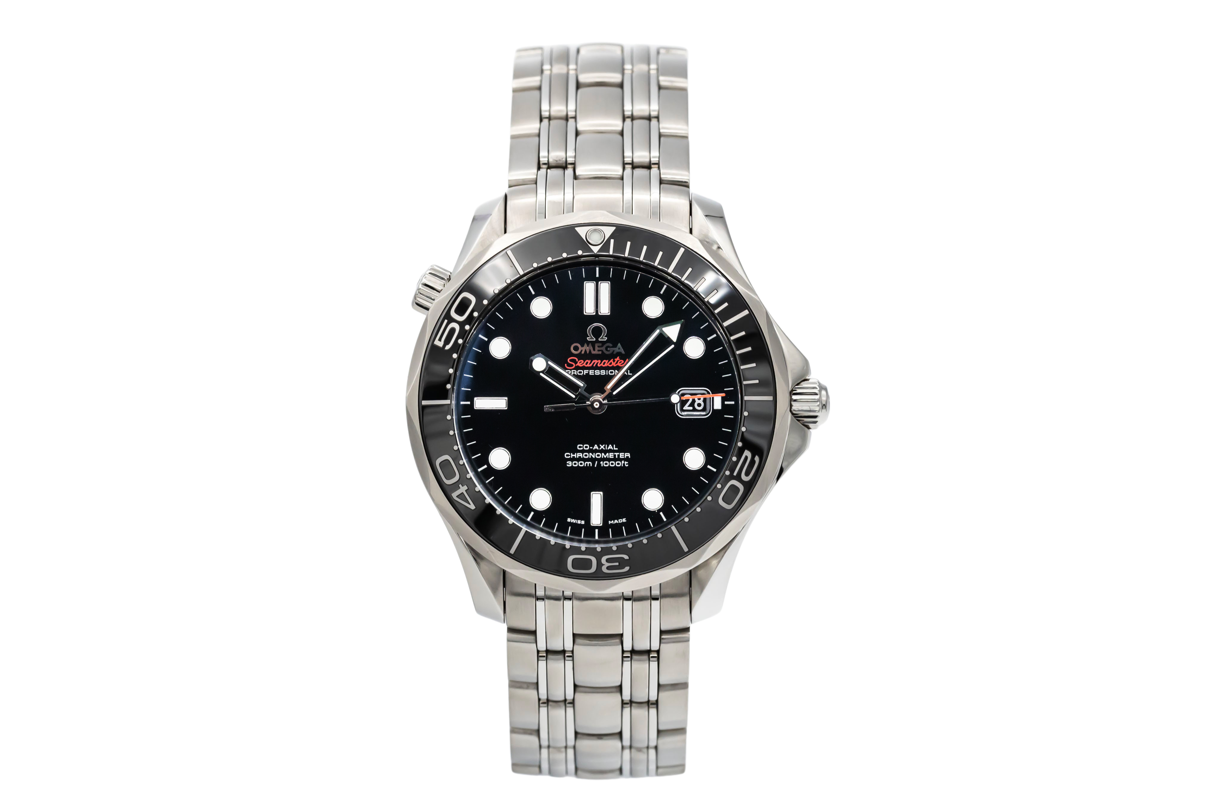 Omega Seamaster 300m - Black Dial & Bracelet Strap