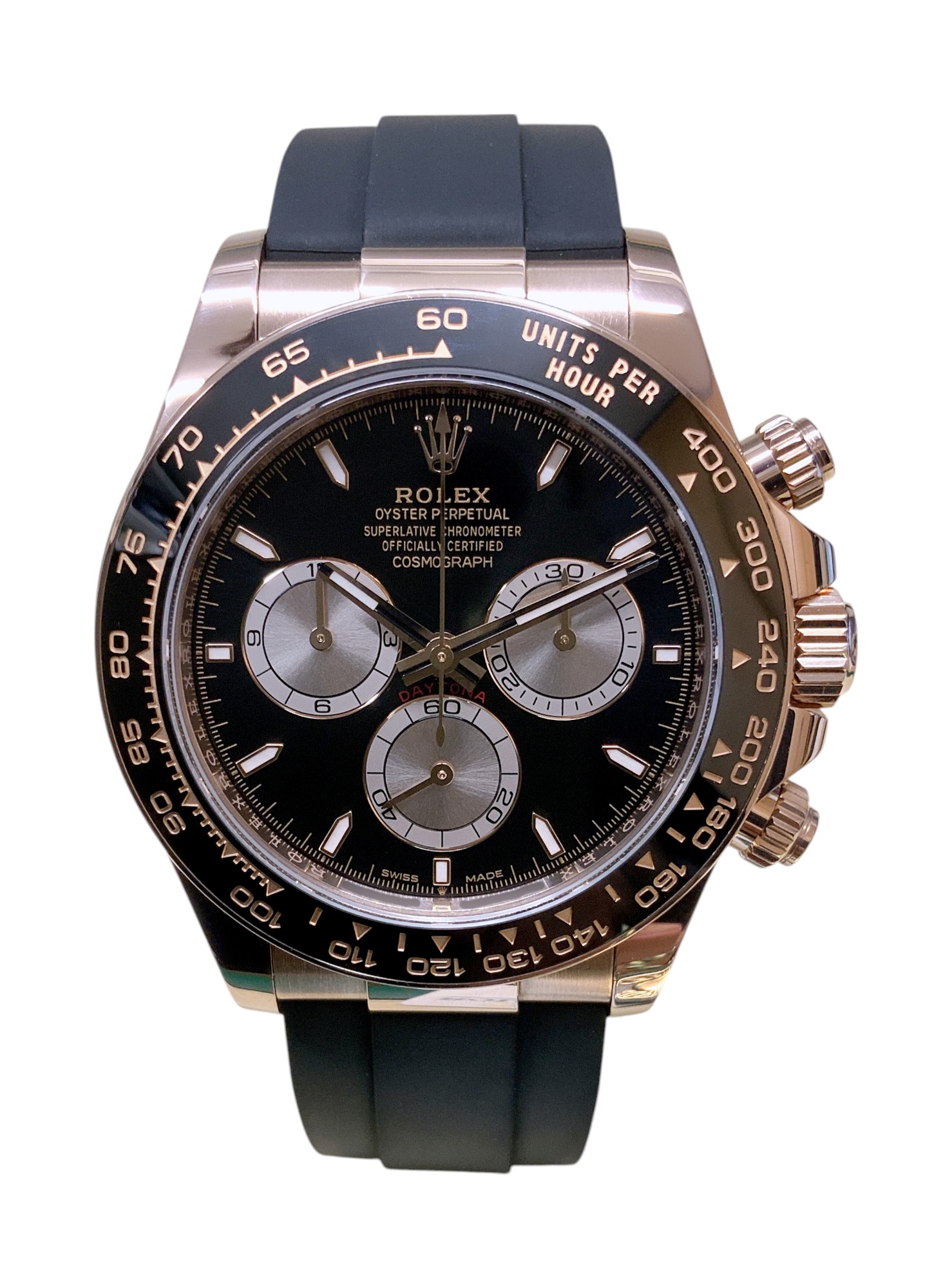 Rolex Daytona 126515 LN - Black Dial & Rubber Strap