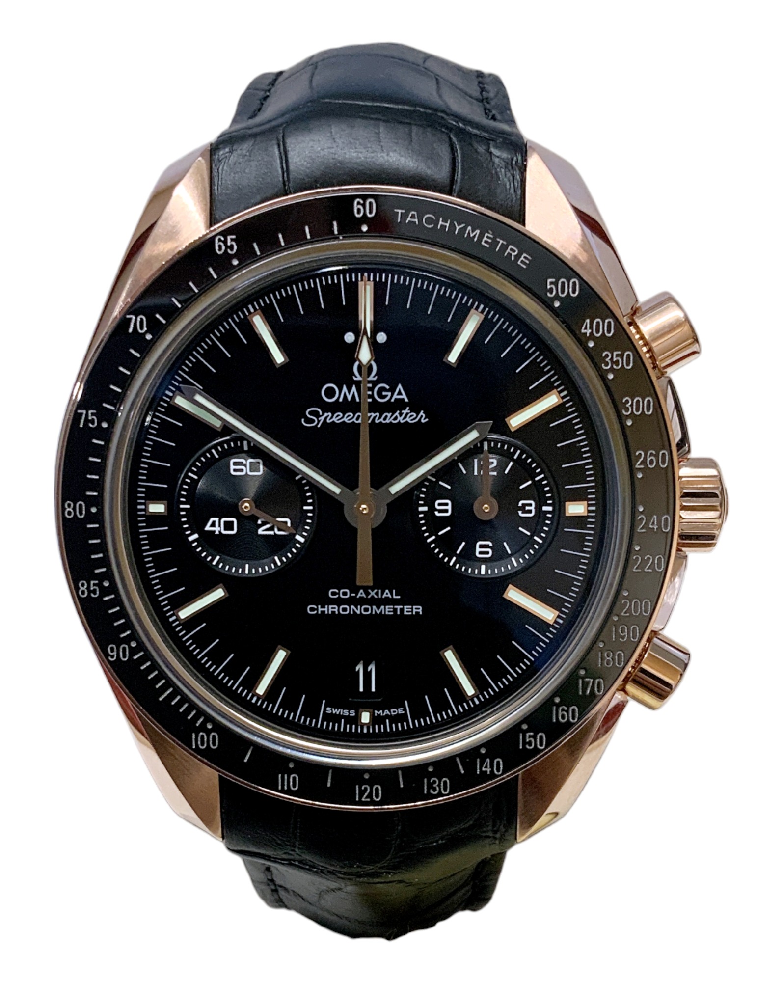 Omega Speedmaster Two Counters - Black Baton Dial