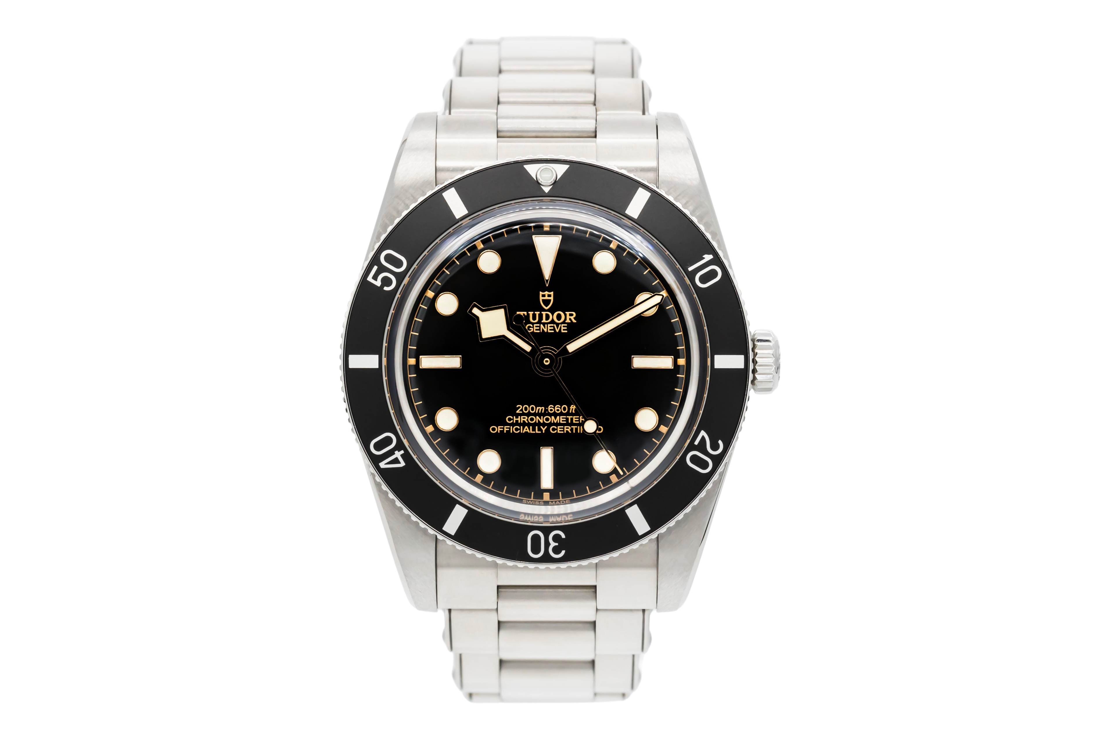 Tudor Black Bay 54 - Black Dial & Bracelet Strap