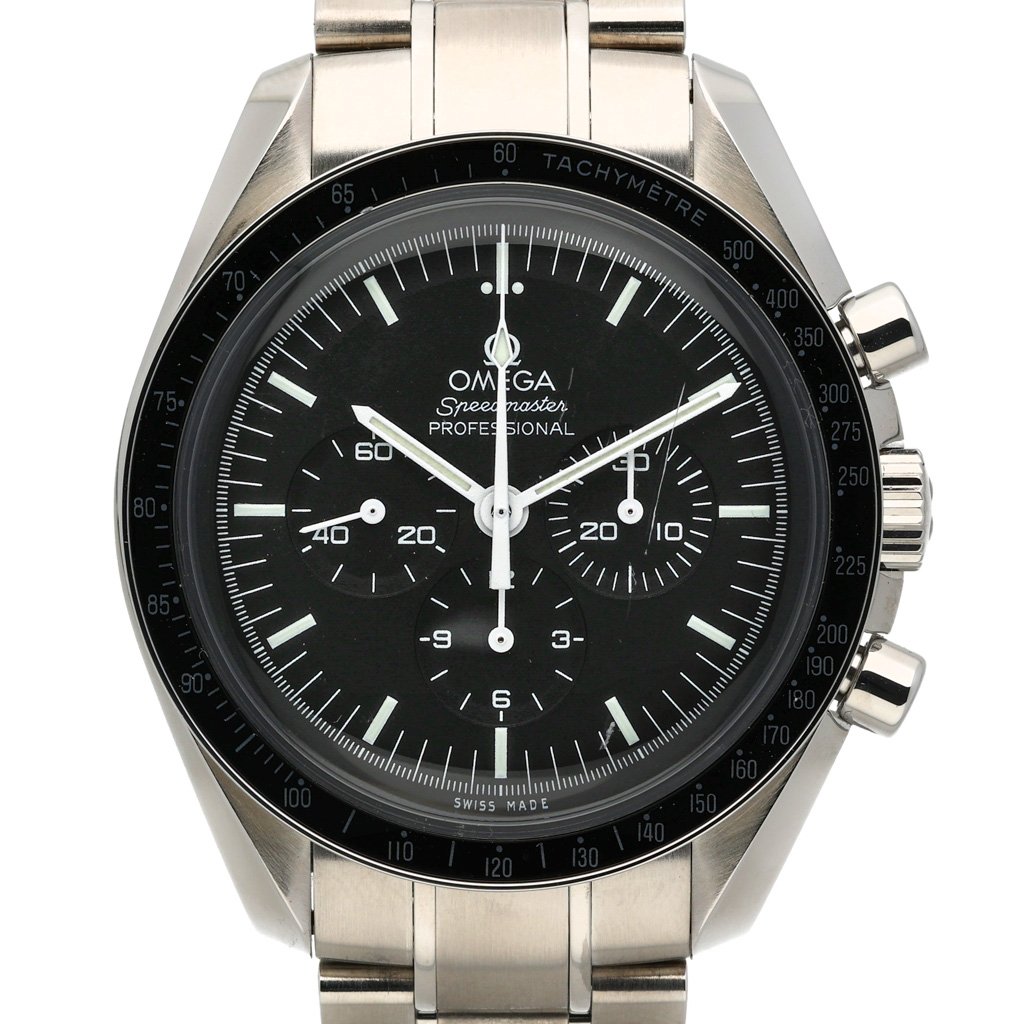 Omega Speedmaster Moonwatch - Black Baton Dial