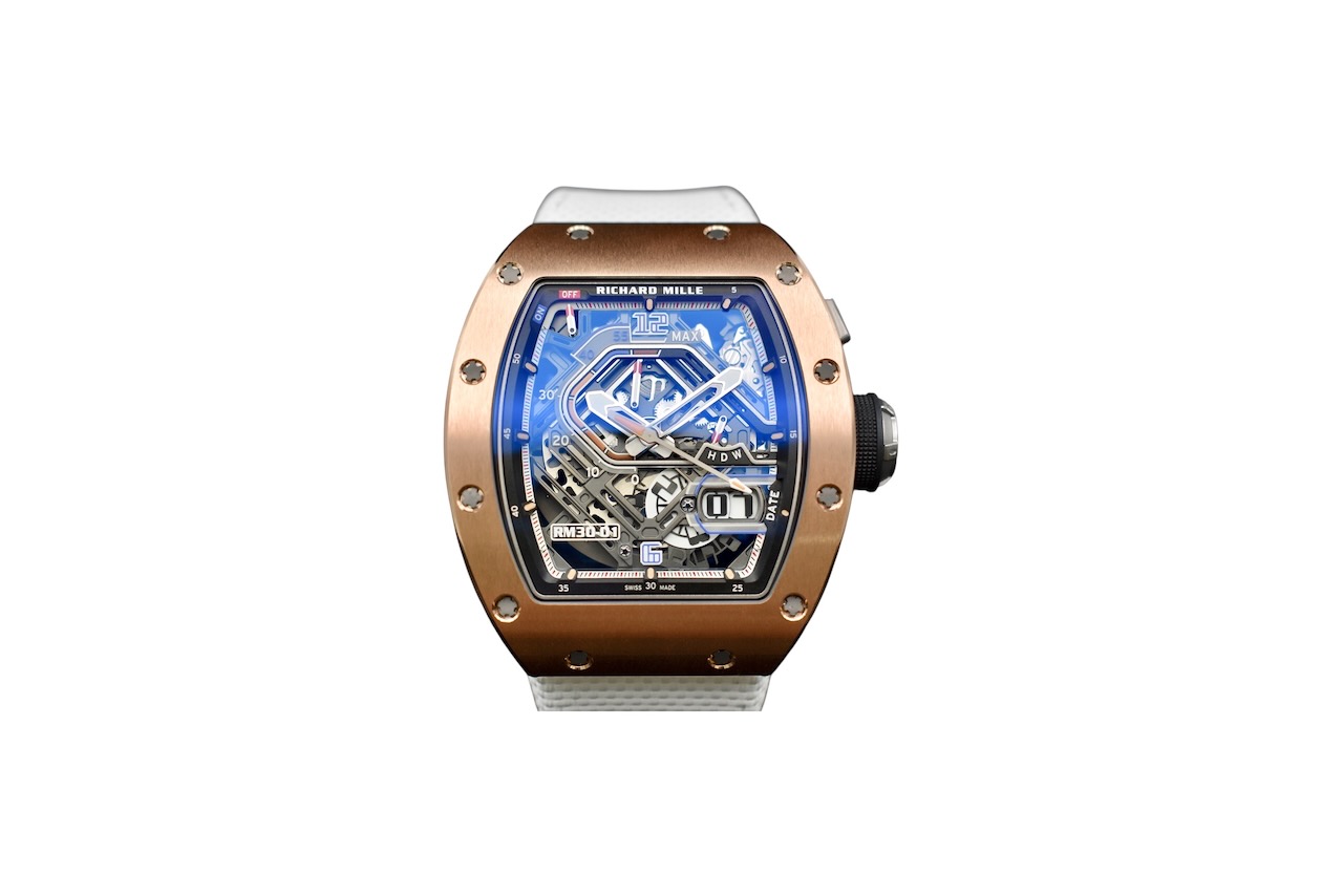 Richard Mille RM030 RM30-01 - Skeleton Dial & Rubber Strap