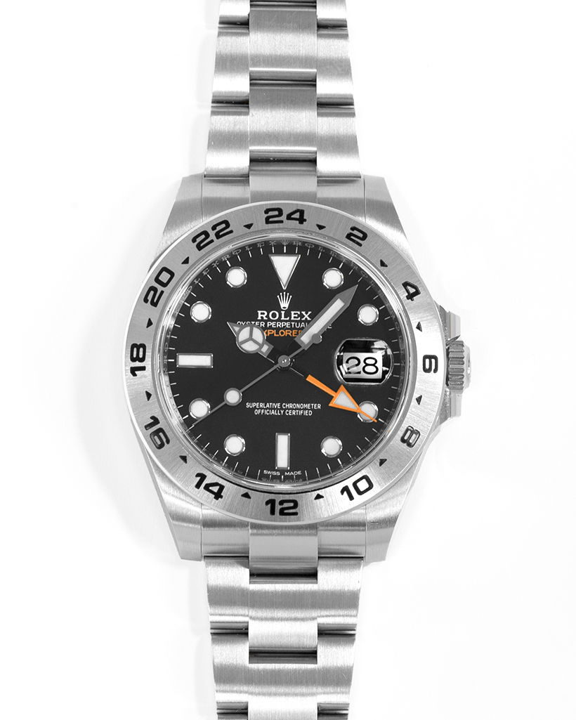 Rolex Explorer II 216570 - Black Dial & Bracelet Strap