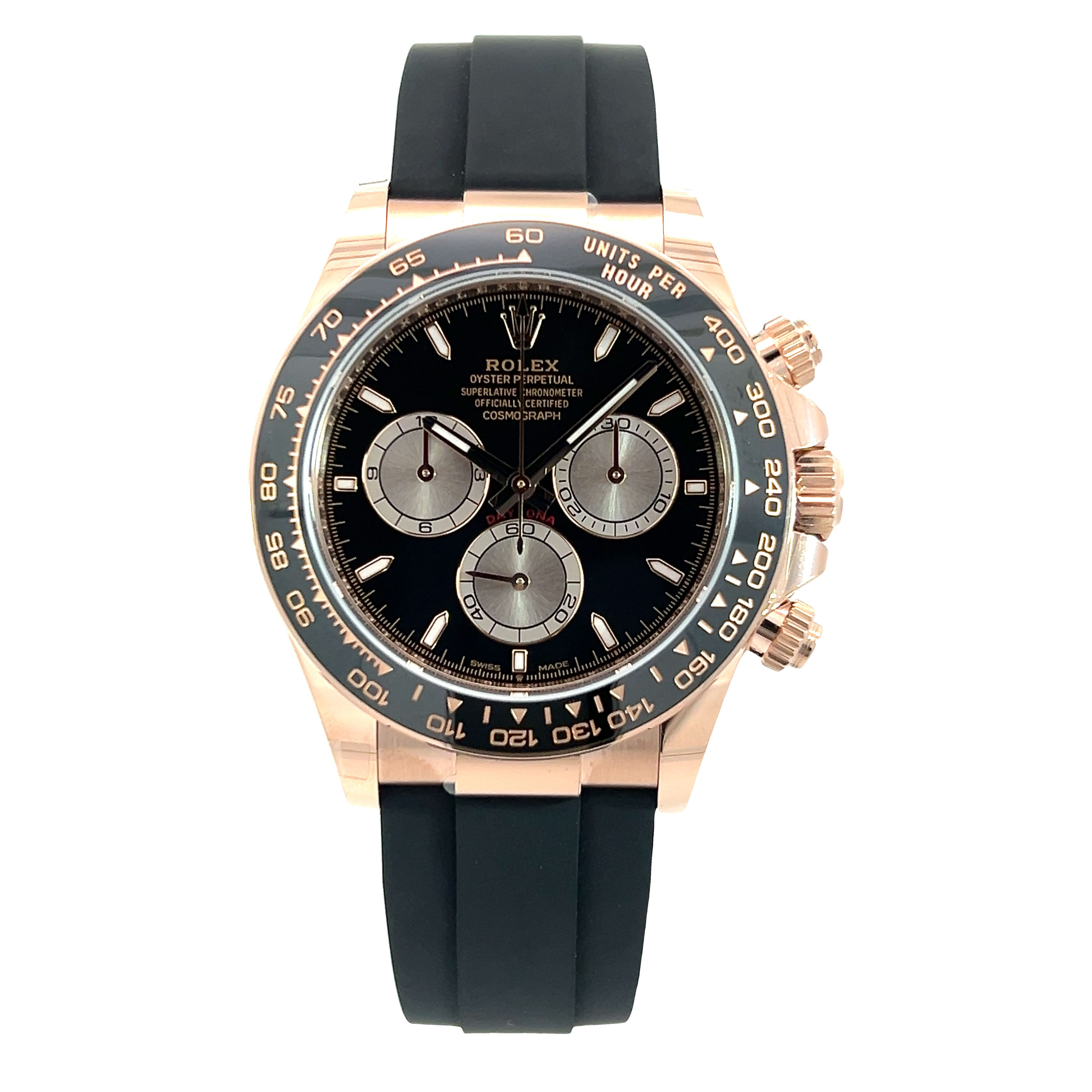Rolex Daytona 126515 LN - Black Dial & Rubber Strap