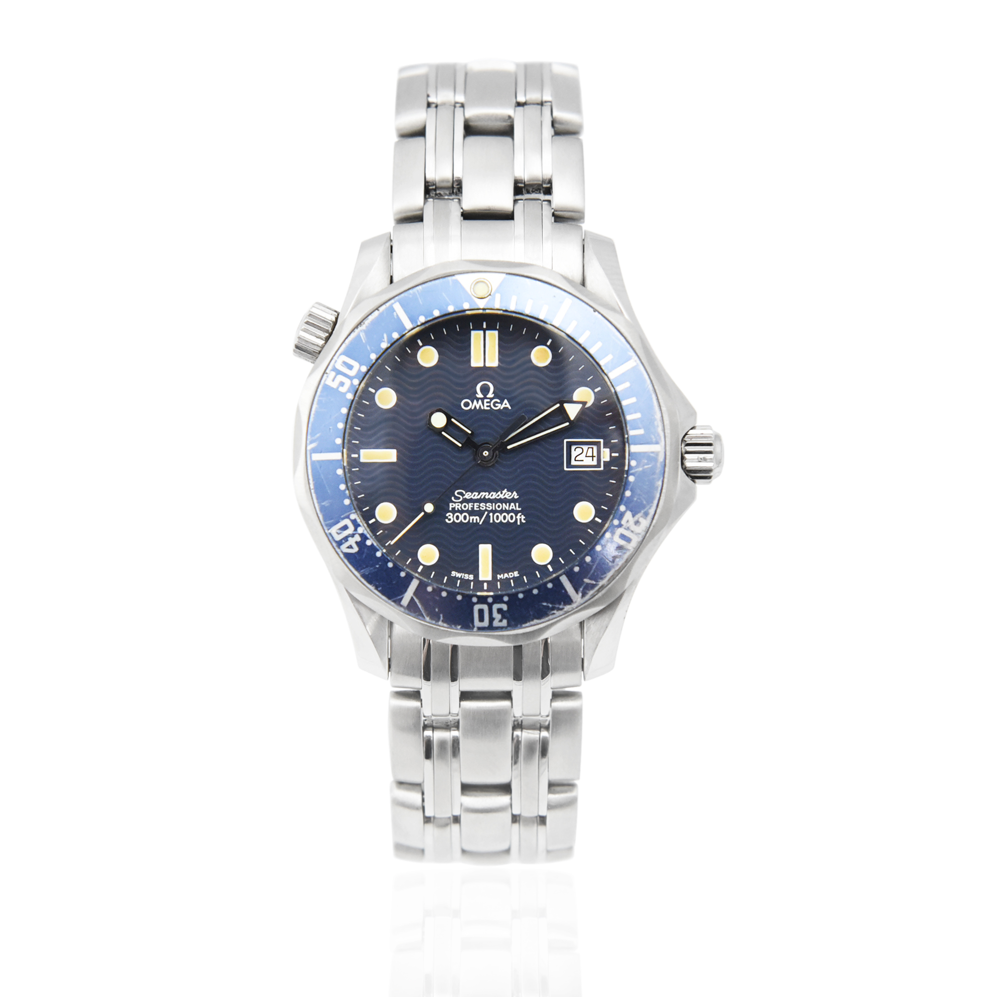 Omega Seamaster 300m Mid-Size - Blue Dial & Bracelet Strap