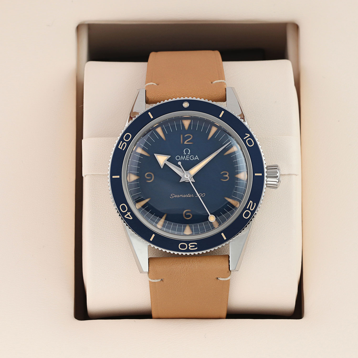 Omega Seamaster 300 - Blue Quarter Arabic Dial