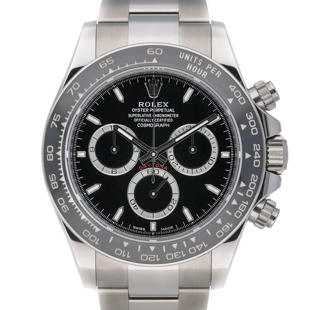 Rolex Daytona 126500 LN - Black Dial & Bracelet Strap