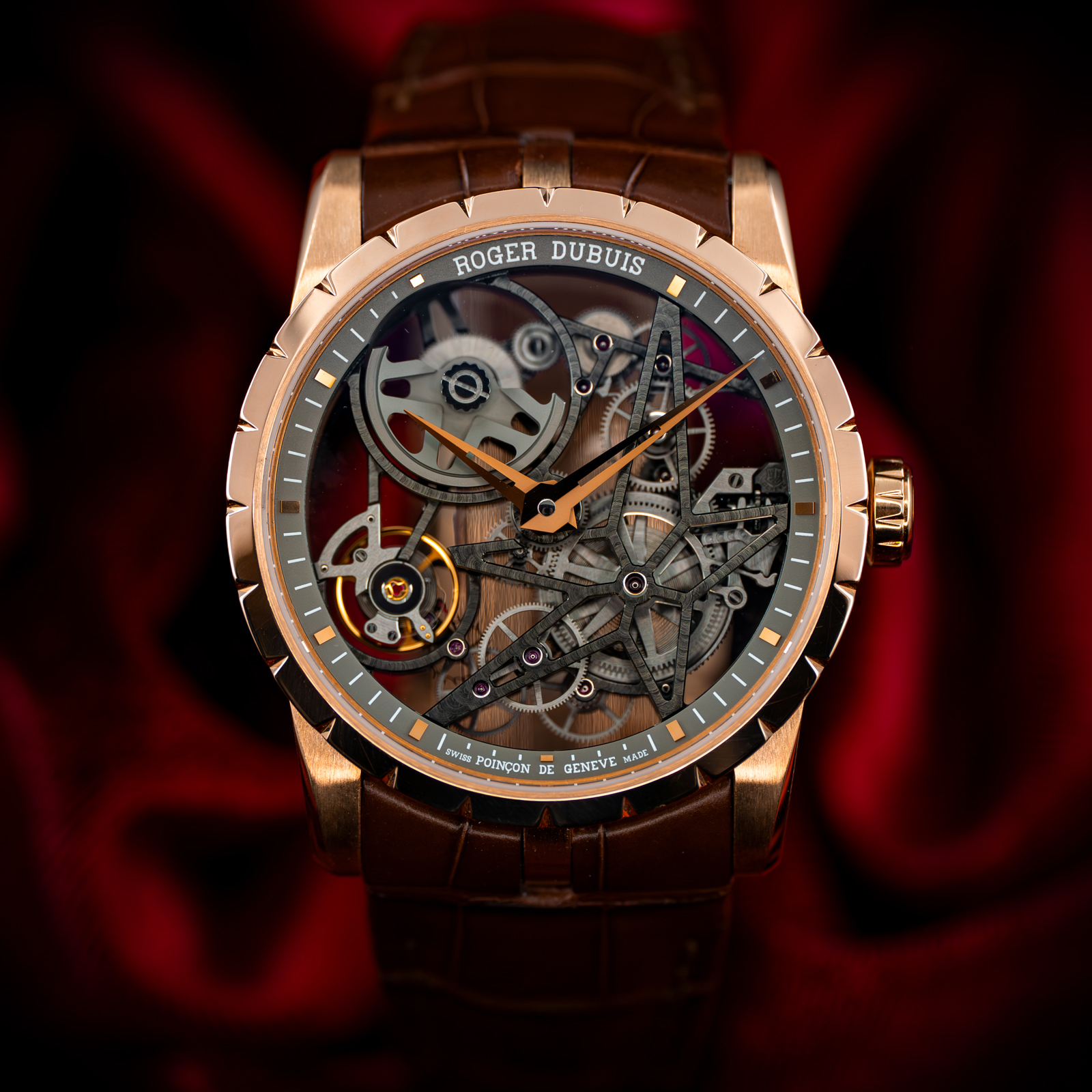 Roger Dubuis Excalibur - Skeleton Dial & Leather Strap