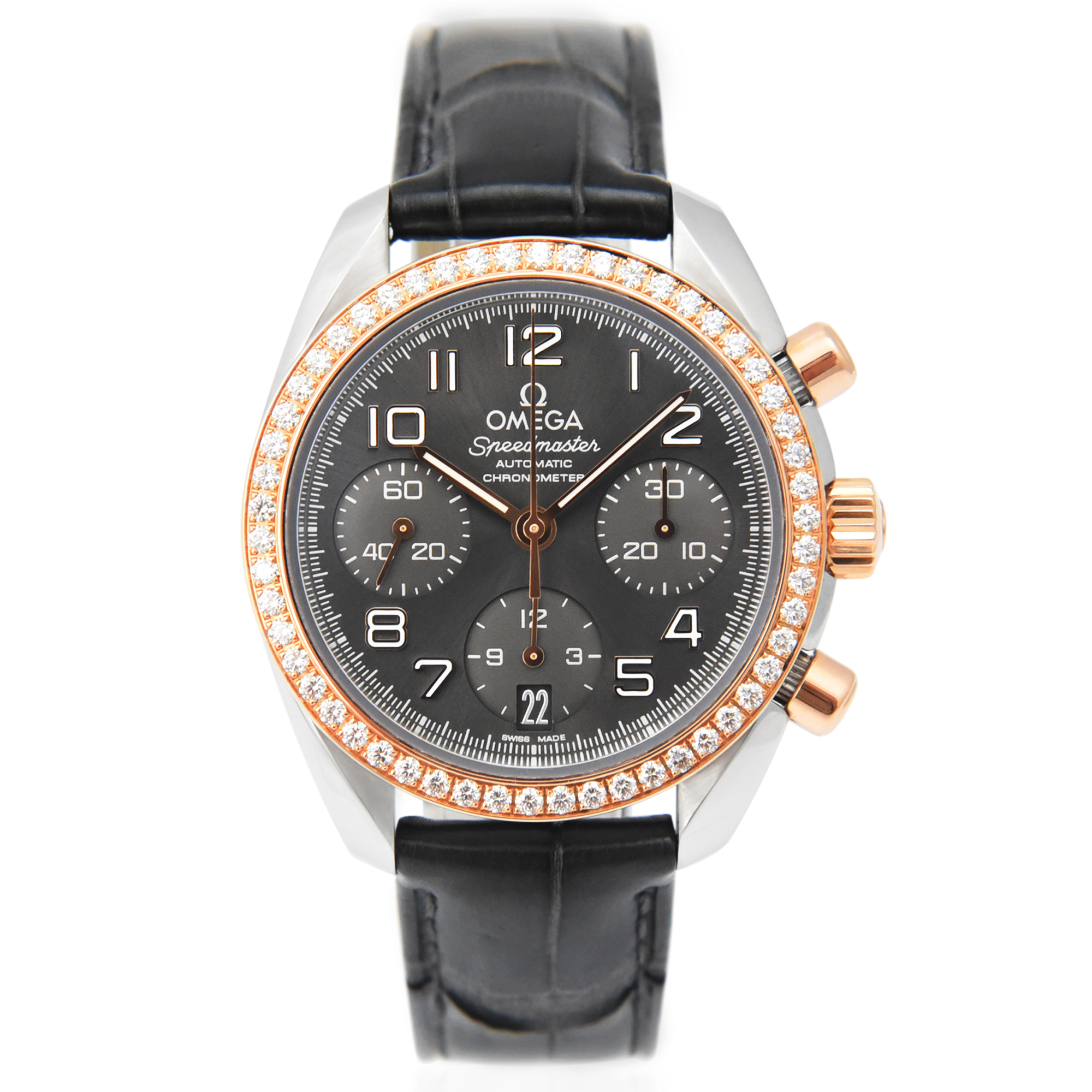 Omega Speedmaster Automatic Chronometer - Grey Arabic Dial
