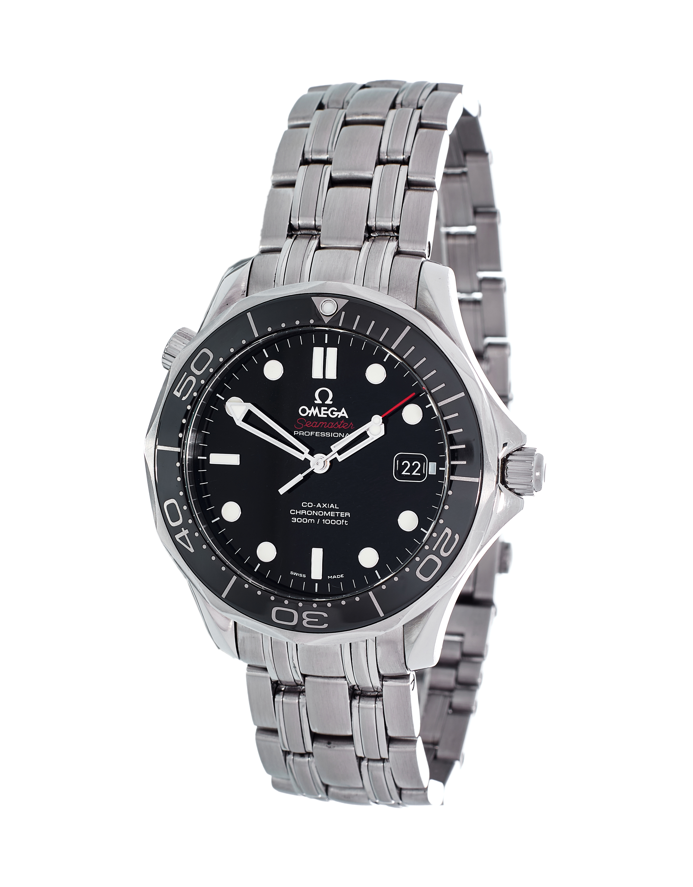 Omega Seamaster 300m - Black Dial & Bracelet Strap