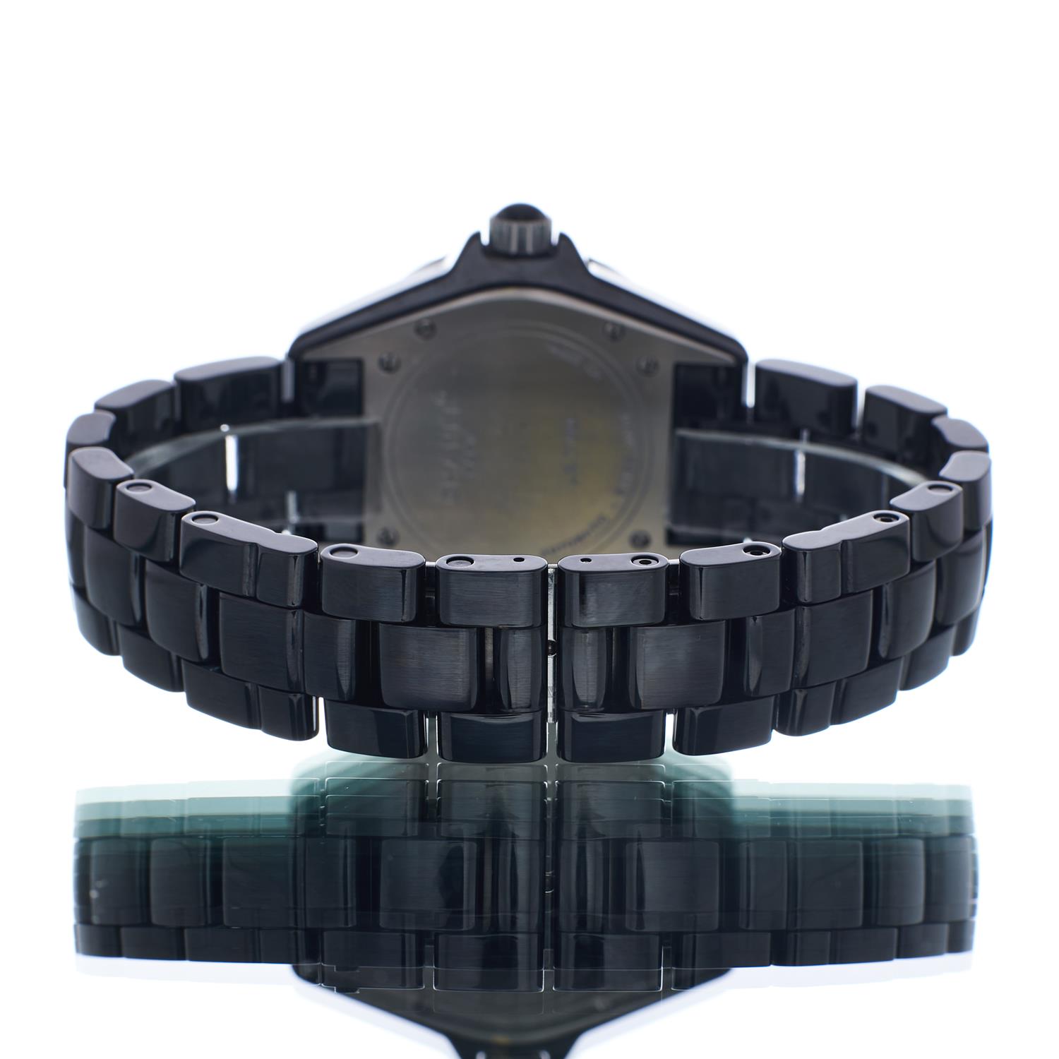 Chanel J12 H0950 - Black Arabic Dial & Bracelet Strap