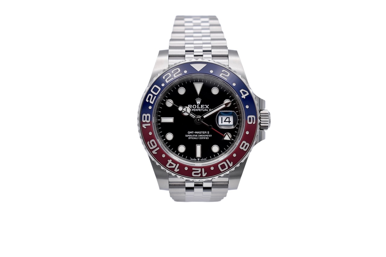 Rolex GMT Master II - Black Dial & Bracelet Strap