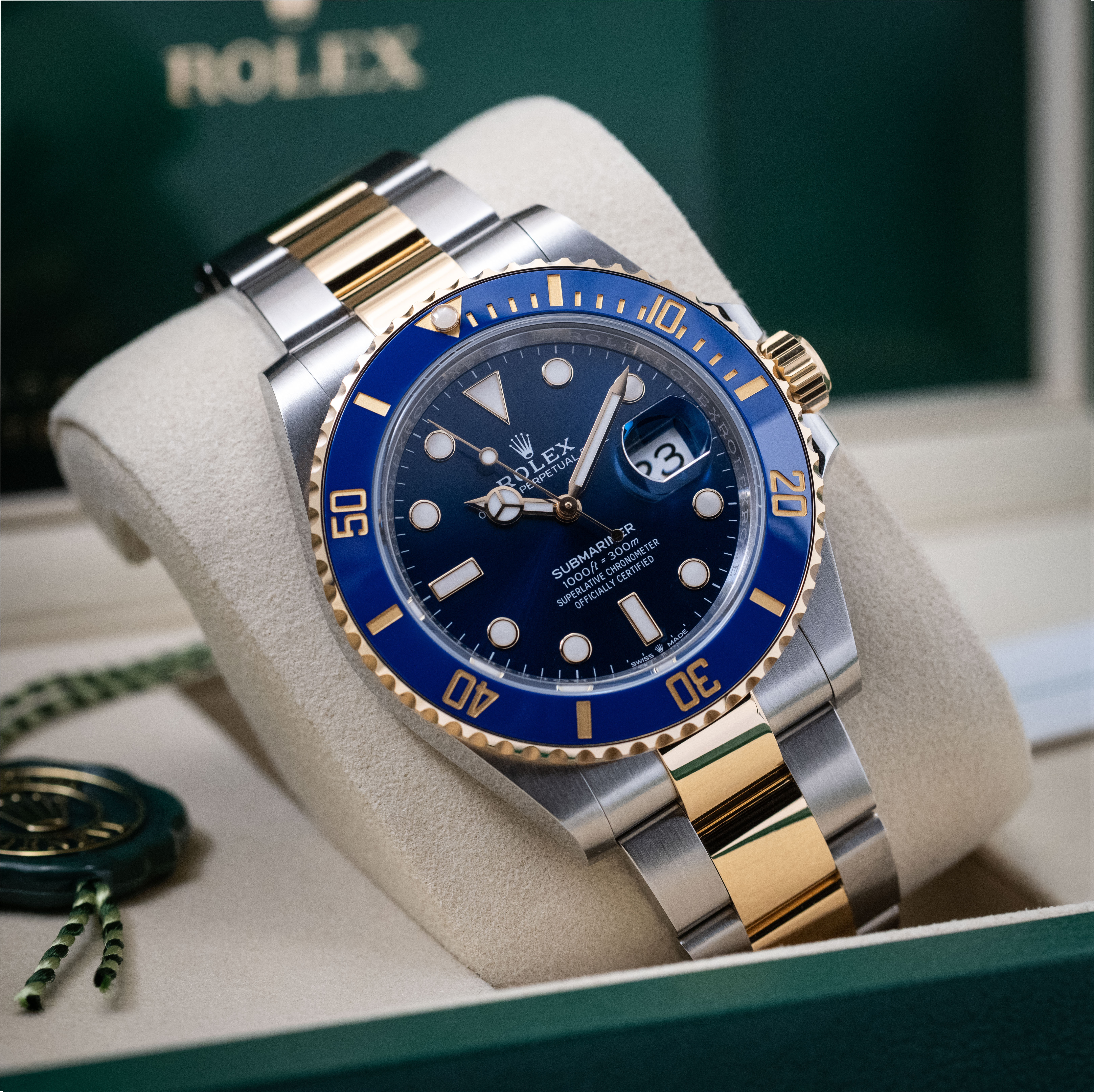 Rolex Submariner 126613 LB - Blue Dial & Bracelet Strap