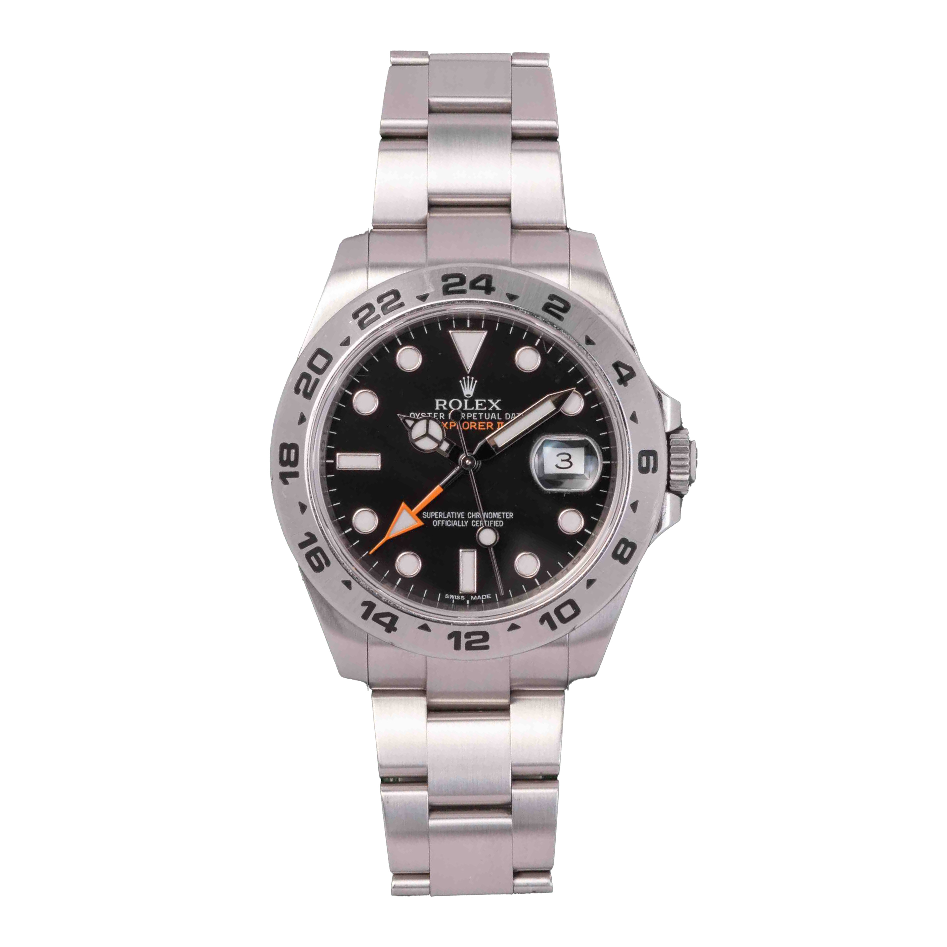 Rolex Explorer II 216570 - Black Dial & Bracelet Strap