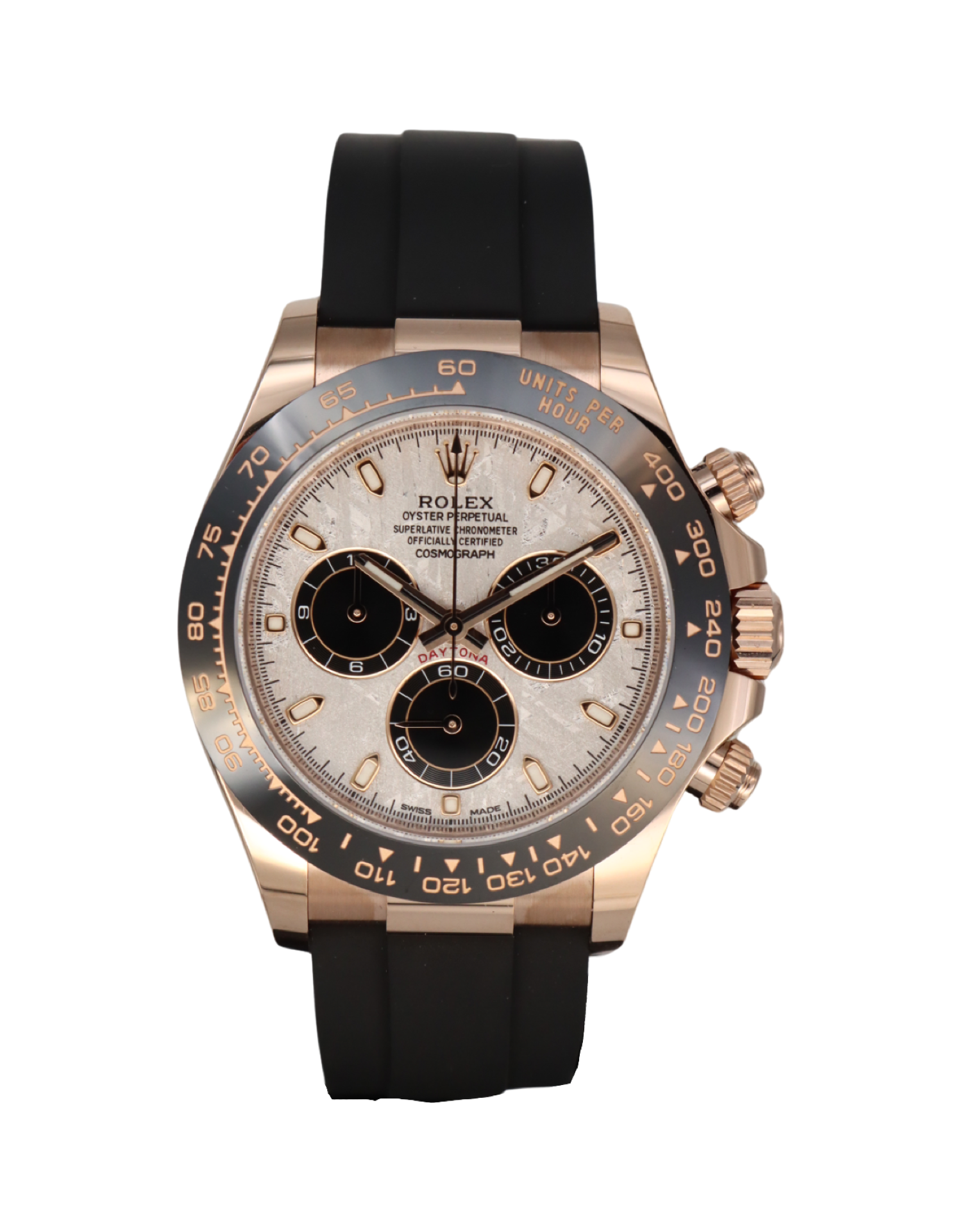 Rolex Daytona 116515 LN - Meteorite Dial & Rubber Strap