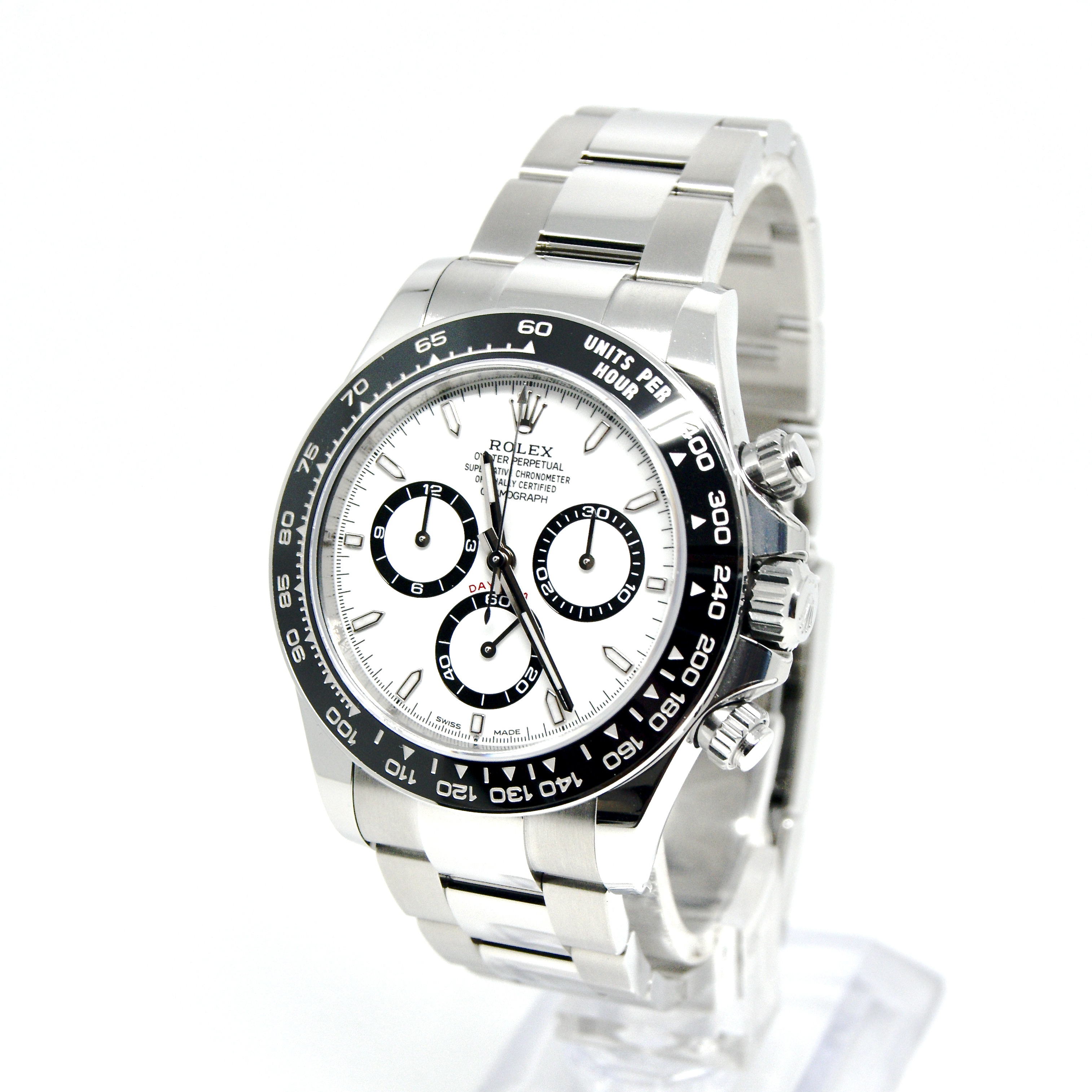 Rolex Daytona 126500 LN - White Dial & Bracelet Strap