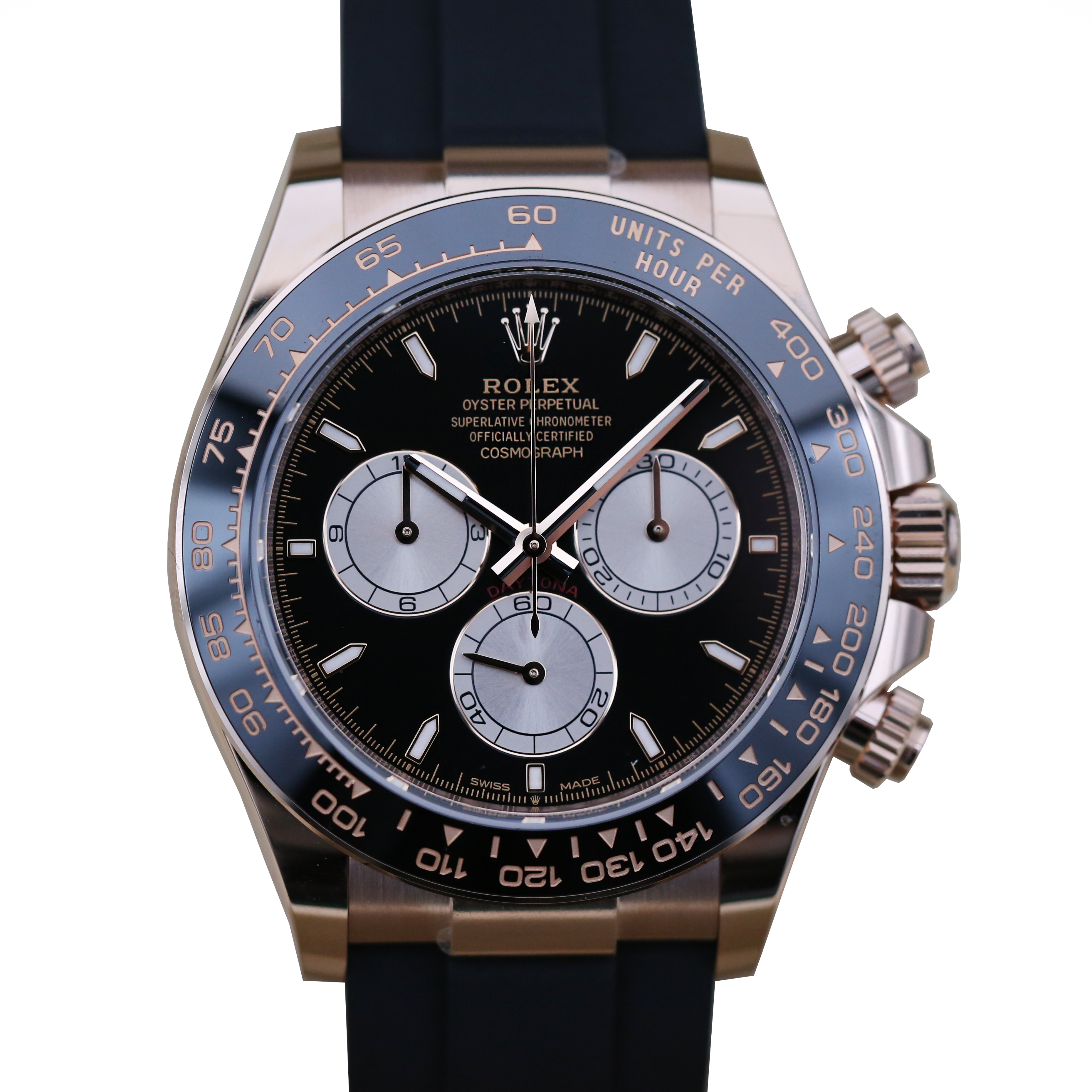 Rolex Daytona 126515 LN - Black Dial & Rubber Strap
