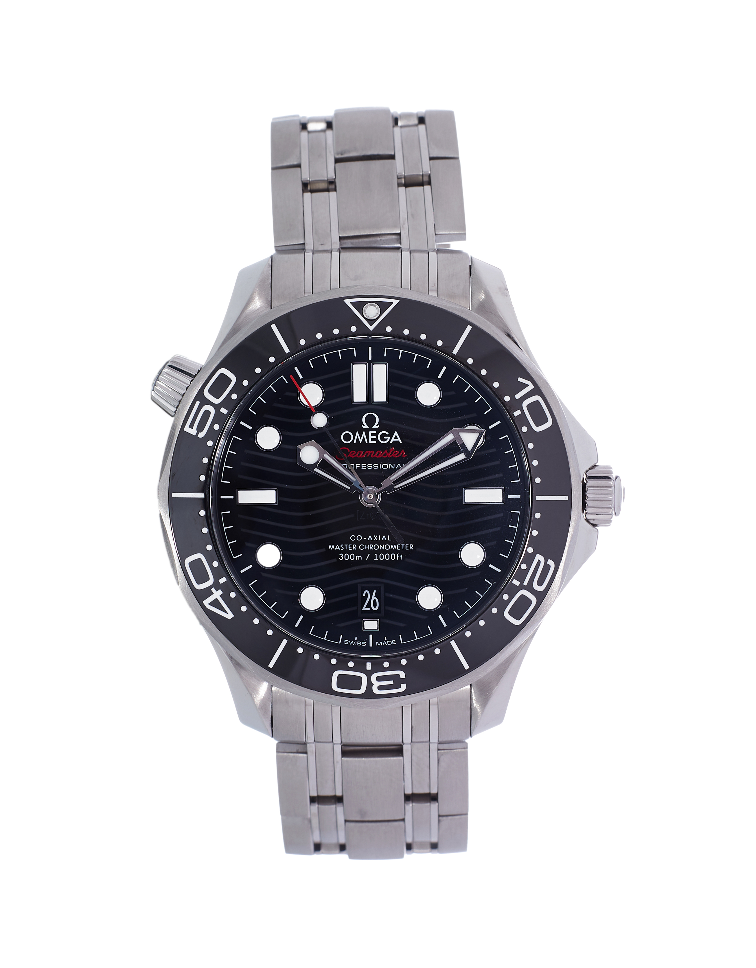 Omega Seamaster Diver 300m - Black Baton Dial