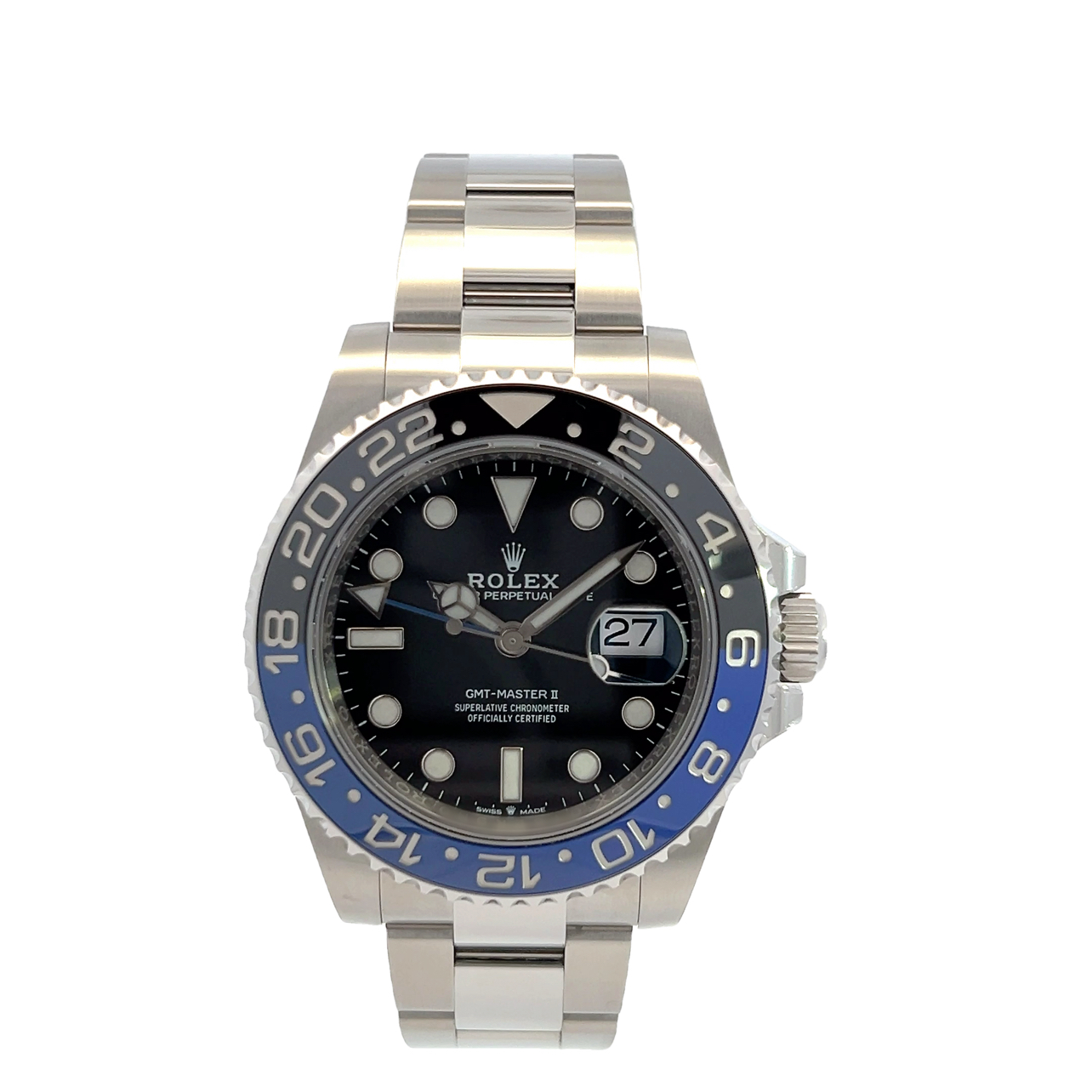 Rolex GMT Master II - Black Dial & Bracelet Strap